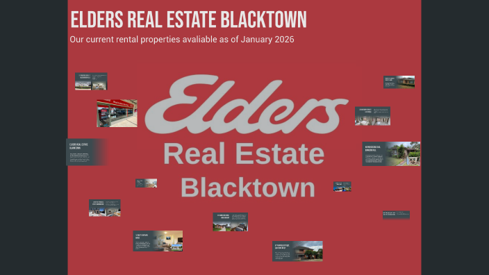 Showcase of Rental Properties by Elders Blacktown on Prezi