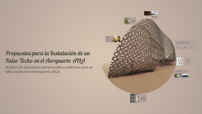 Propuestas para la Instalación de un Falso Techo en el Aeropuerto AILA ...