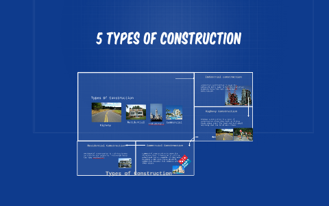 5 Types of construction by aiden wood