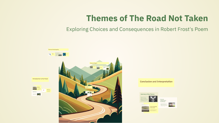 Themes of The Road Not Taken by JERUSHA V on Prezi
