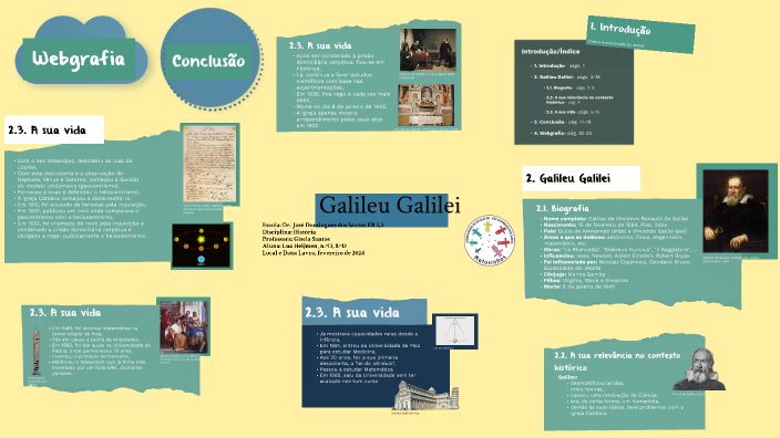 Galileu Galilei - Lua Heijmen, n.º13, 8.ºD by Lua Heijmen on Prezi