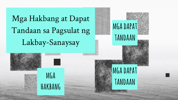 Mga Hakbang at Dapat Tandaan sa Pagsulat ng Lakbay-Sanaysay by MARGIE ...