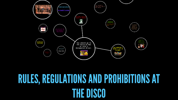 RULES, REGULATIONS AND PROHIBITIONS AT THE DISCO by Manuela Boyero on Prezi