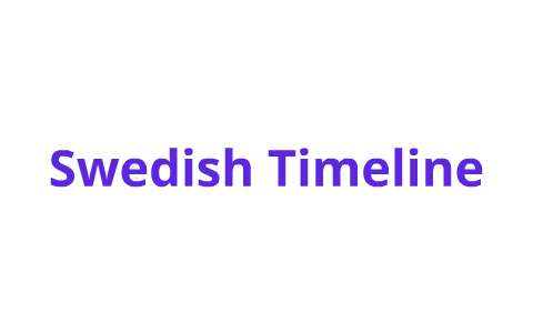 Swedish Timeline by Janey Oline on Prezi