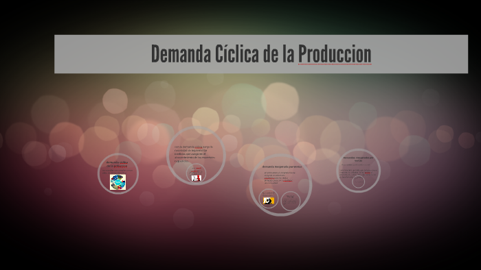 demanda ciclica de la produccion by Daaniieliithaa Shaddai on Prezi