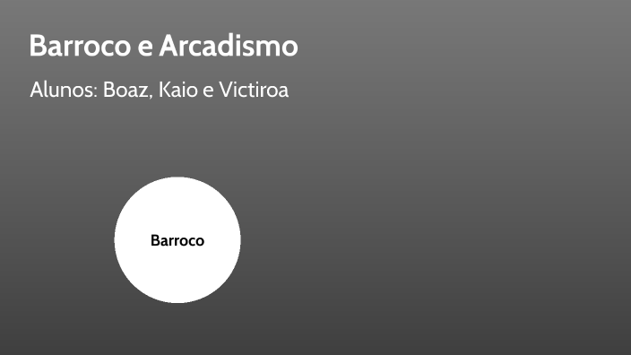 Barroco e Arcadismo by Boaz Carvalho on Prezi