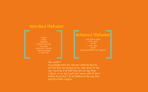 My ascribed and achieved Status by Kayla Green on Prezi