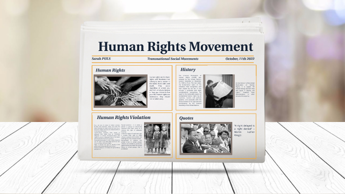 Human Rights Movement by on Prezi