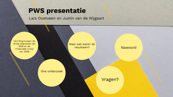 PWS presentatie by Justin Van de Wijgaart on Prezi