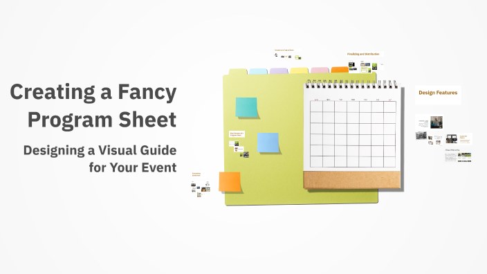 Creating a Fancy Program Sheet by Ole Jorgen Jorgensen on Prezi