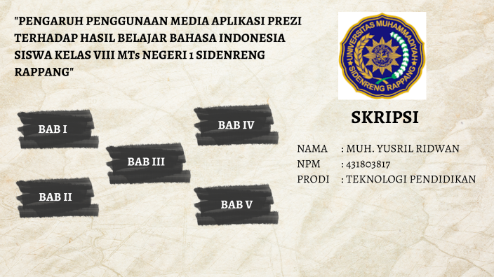 skripsi by Muh.Yusril Ridwan on Prezi