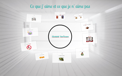 Ce que j' aime et ce que je n' aime pas by on Prezi