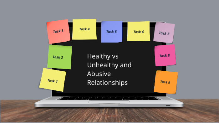 Healthy vs Unhealthy and Abusive Relationships by Ashley Morocho-hierro ...