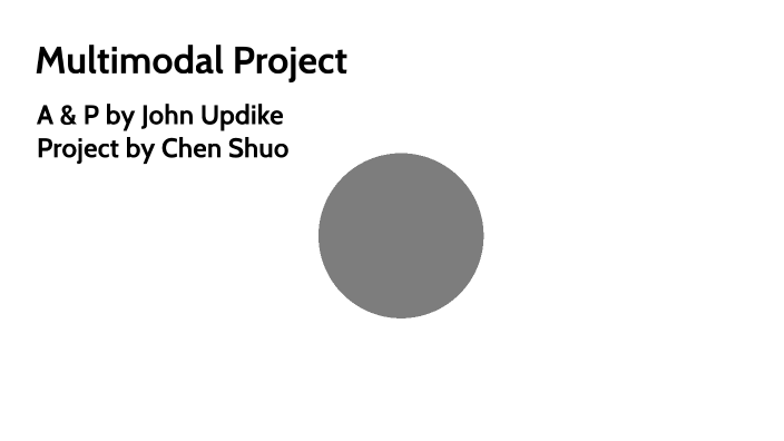Multimodal Project by Chen Shuo on Prezi
