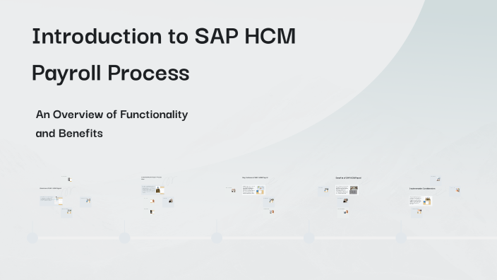 Introduction to SAP HCM Payroll Process by kamlesh Manker on Prezi