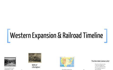 Western Expansion/Railroads Timeline by Phoebe Tran