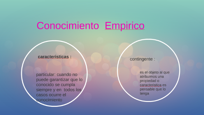 Conocimiento Empirico by lizbeth garcia on Prezi