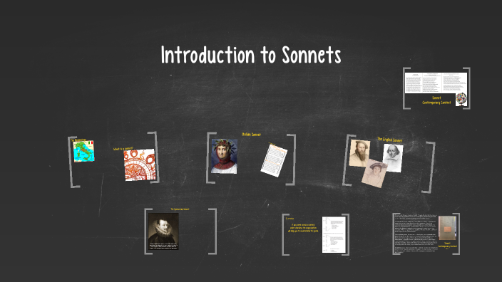 Introduction to Sonnets (2022) by Susan Spengeman on Prezi