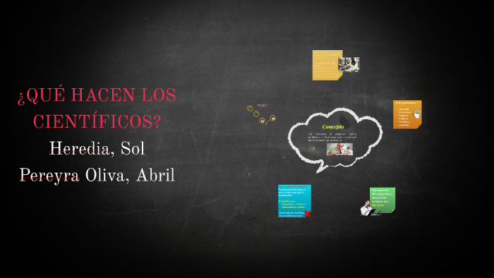 ¿qué hacen los científicos? by on Prezi