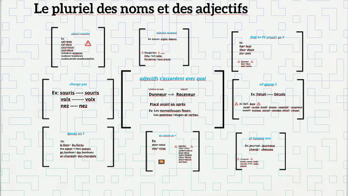 Le pluriel des adjectifs (noms) by Tania Thompson on Prezi