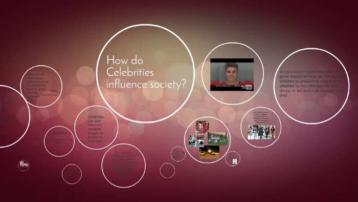 How do Celebrities influence society? by Juliette Charboneau on Prezi