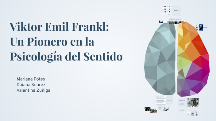 Viktor Emil Frankl: Un Pionero en la Psicología del Sentido by ...