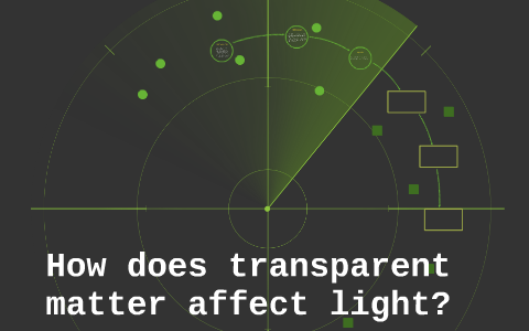How does transparent matter affect light? by Rachel Umpleby on Prezi