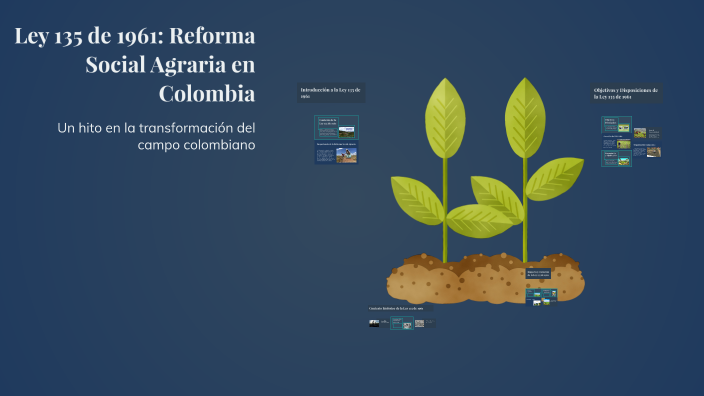 Ley 135 de 1961: Reforma Social Agraria en Colombia by John stiven Bermudez Vela on Prezi