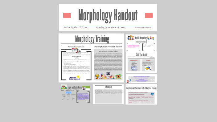 Morphology Handout by Amber Bigalbal on Prezi