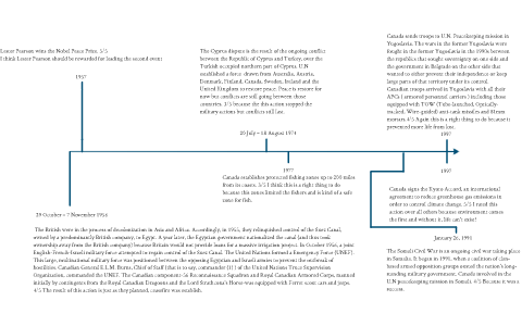 Canadian Peacekeeping Timeline by Jonathan Song on Prezi