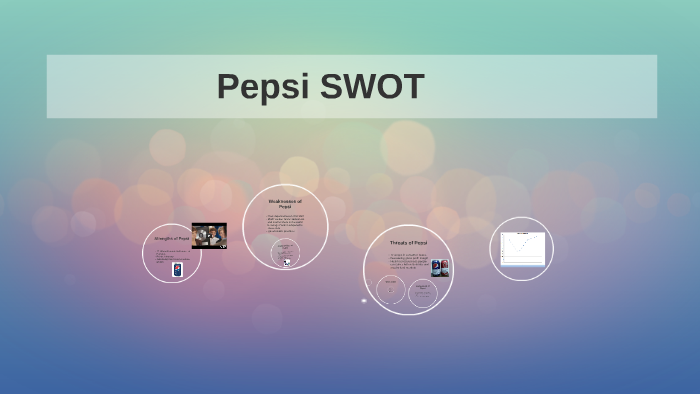 Pepsi SWOT by Michael Dooney on Prezi