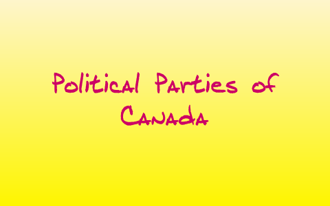 social studies- POLITICAL PARTIES OF CANADA by april lessoway on Prezi