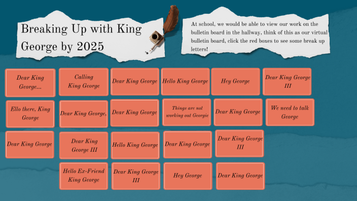 Breaking Up with King George by Sara Phillips on Prezi