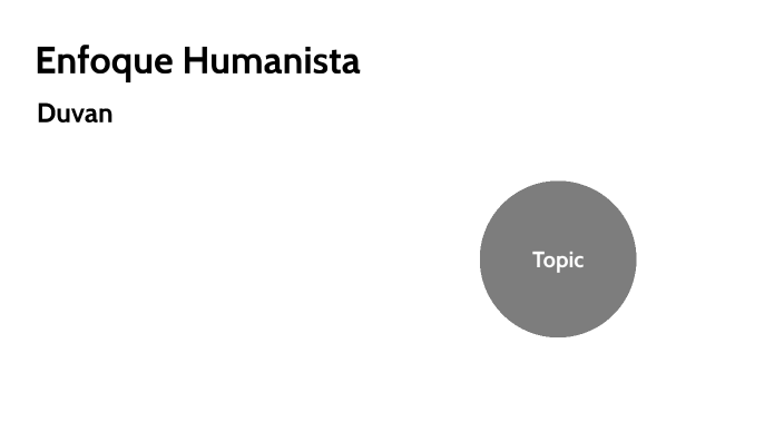 enfoque humanista by duvan calderon on Prezi