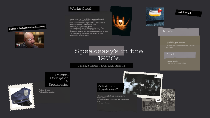 Speakeasy Presentation by Paige Dodge on Prezi