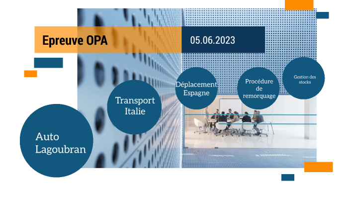 Epreuve OPA by andrea donatone on Prezi