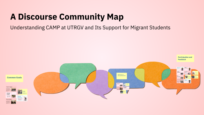 A Discourse Community Map by Larissa Gonzalez on Prezi