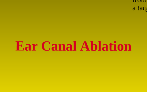 Ear Canal Ablation by jes tilton on Prezi