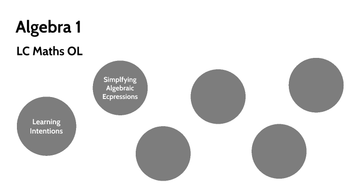 (LC OL) Algebra 1 by Sam McNamara on Prezi