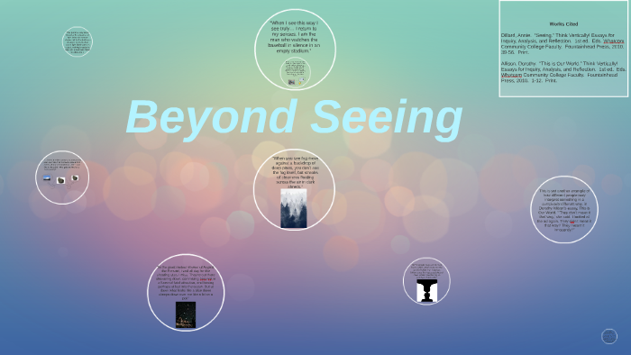 Annie Dillard's Seeing by Iver Jackson on Prezi