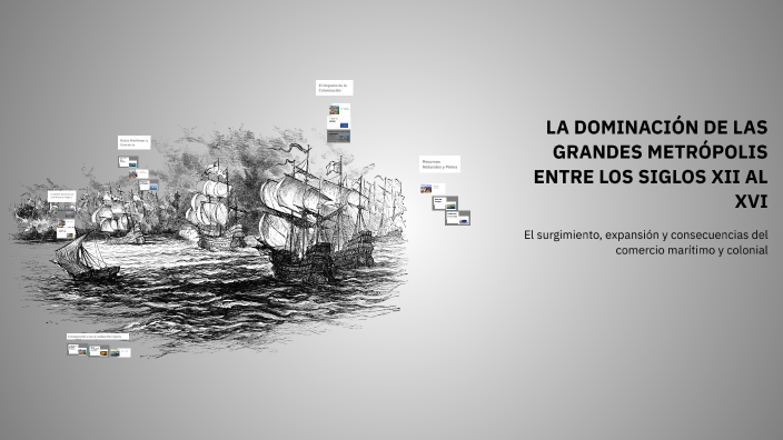 LA DOMINACIÓN DE LAS GRANDES METRÓPOLIS ENTRE LOS SIGLOS XII AL XVI by ...