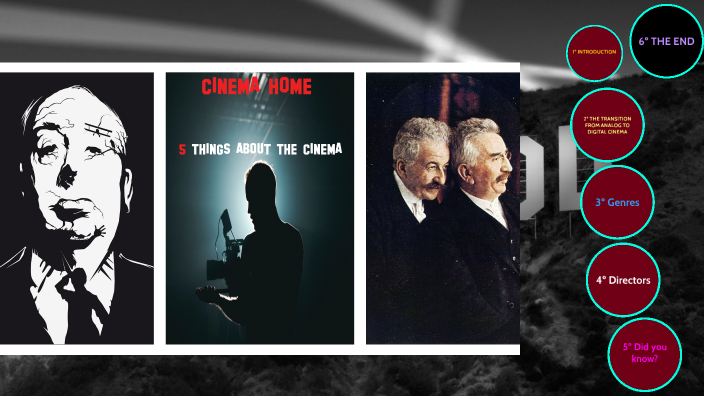 ENGLISH WORK 5 THINGS ABOUT THE CINEMA By Enrique Sol s Mart n