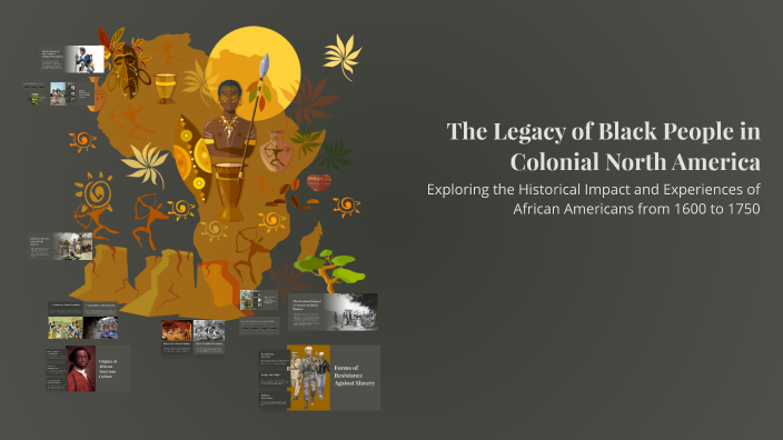 The Legacy of Black People in Colonial North America by Charles R ...