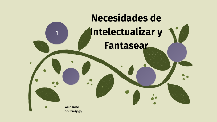 Necesidades de intelectualizar y fantasear by Aylén ViGo on Prezi