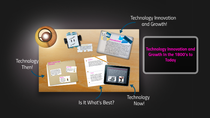 Technology Innovation and Growth In the 1800's to Today by Danika ...