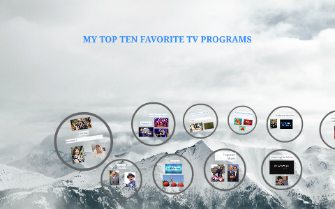 MY TOP TEN FAVORITE TV PROGRAMS by on Prezi