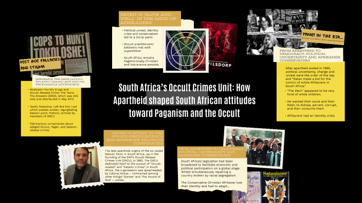 South Africa’s Occult Crimes Unit: How Apartheid shaped South African ...