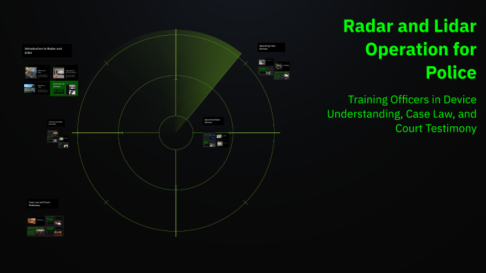 Radar and Lidar Operation for Police by Lane Ball on Prezi