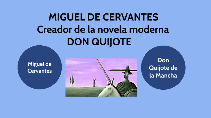 MIGUEL DE CERVANTES Y DON QUIJOTE by Michela Bonelli on Prezi