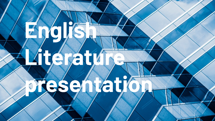 English Literature presentation by Tim Bloemberg on Prezi